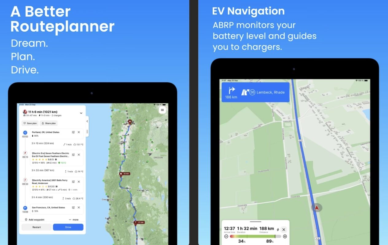 ABRP de ultieme routeplanner voor elektrische rijders